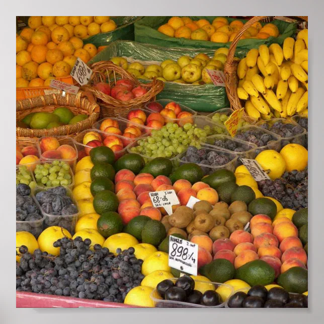 Mixed Fruit Poster | Zazzle