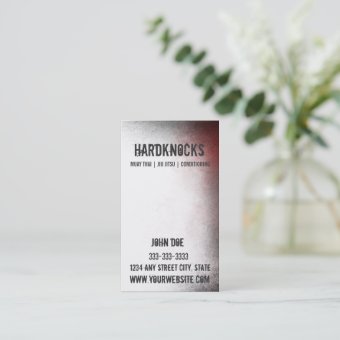 Mixed Martial Art Business Card 5 Class Pass Card | Zazzle