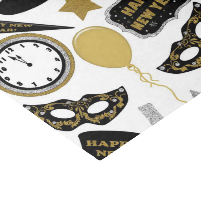 Mixed New Years Eve pattern party tissue Tissue Paper | Zazzle