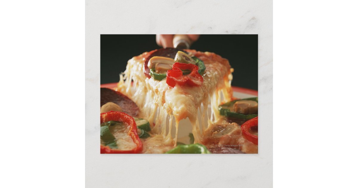 Mixed Pizza Postcard | Zazzle