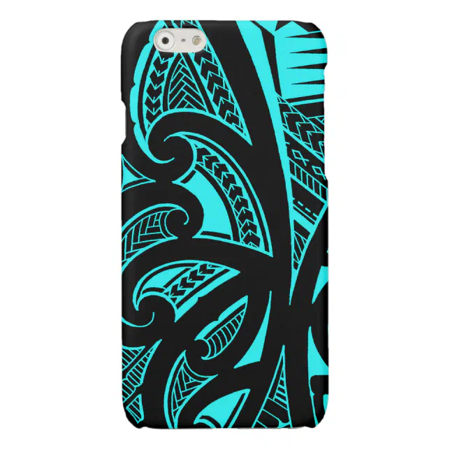 Mixed tattoo styles, Maori, Polynesian and Samoan iPhone Case | Zazzle