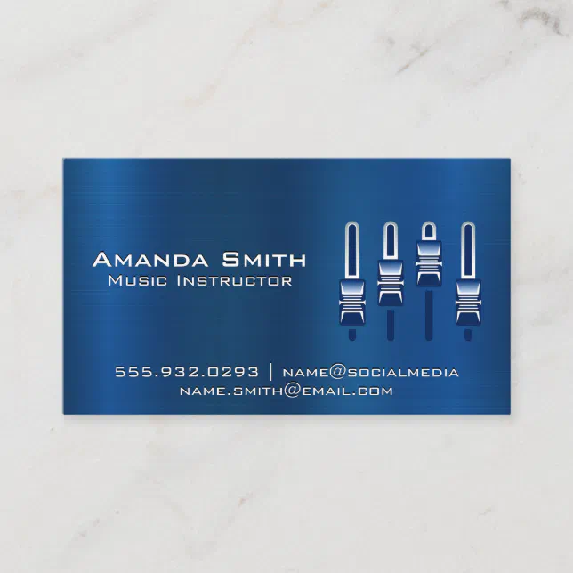 Mixer Business Card | Zazzle