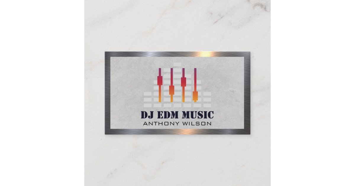 Mixer | Sound Engineer Producer | Musician Business Card | Zazzle