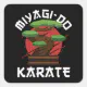 Miyagi-Do Karate Bonsai Tree Gift Square Sticker | Zazzle