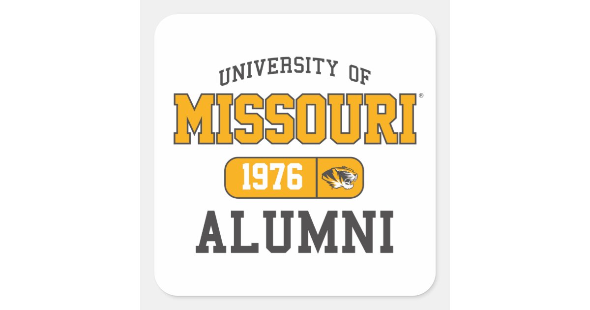 Mizzou Alumni Pride Square Sticker | Zazzle