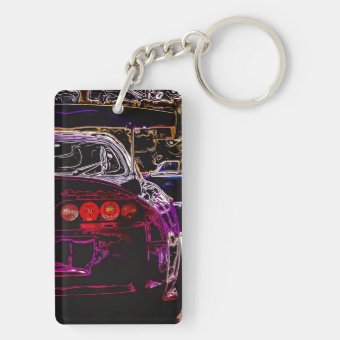 MKIV Toyota Supra Keychain | Zazzle