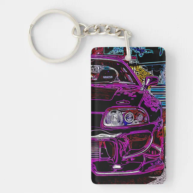 MKIV Toyota Supra Keychain | Zazzle