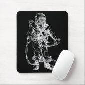 MKV Diver in Black Mouse Pad | Zazzle
