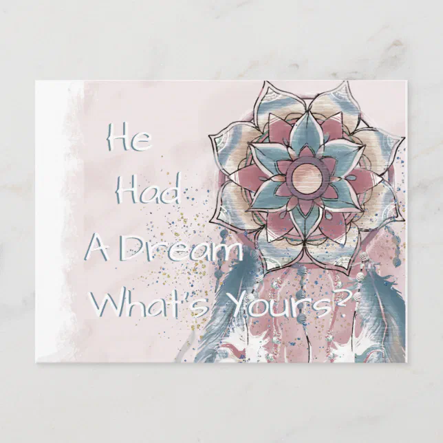 MLK Dreams Postcard | Zazzle