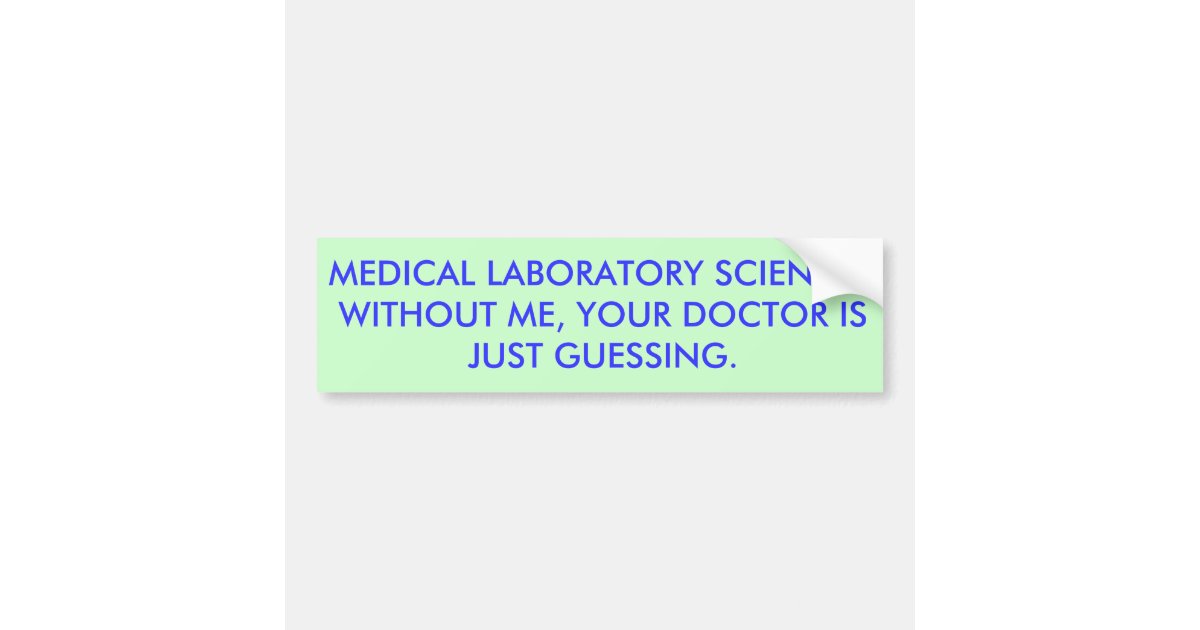 MLS Doctor Guessing Bumper Sticker | Zazzle