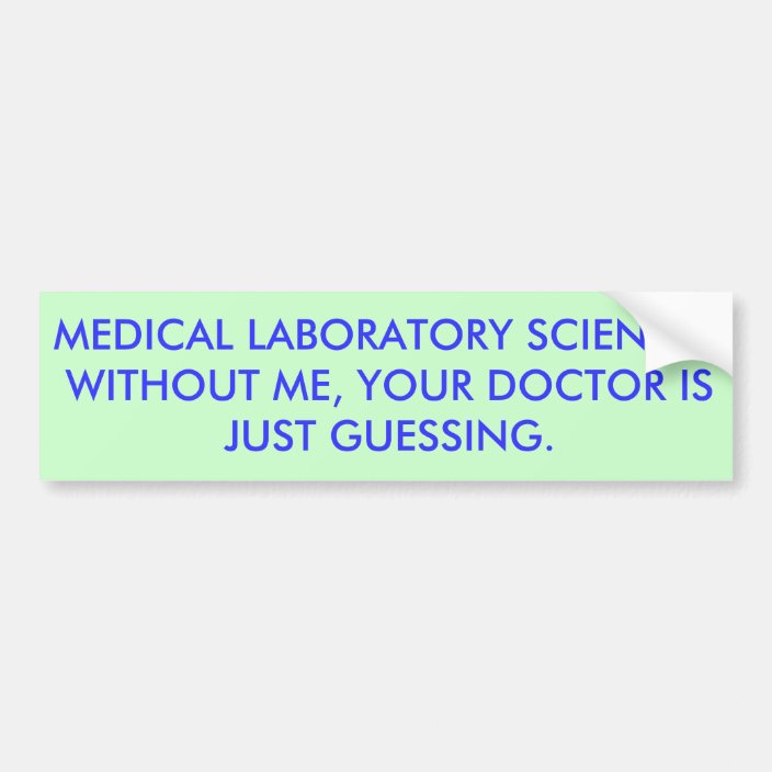 MLS Doctor Guessing Bumper Sticker | Zazzle.com
