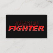 MMA FIGHTER BUSINESS CARD | Zazzle