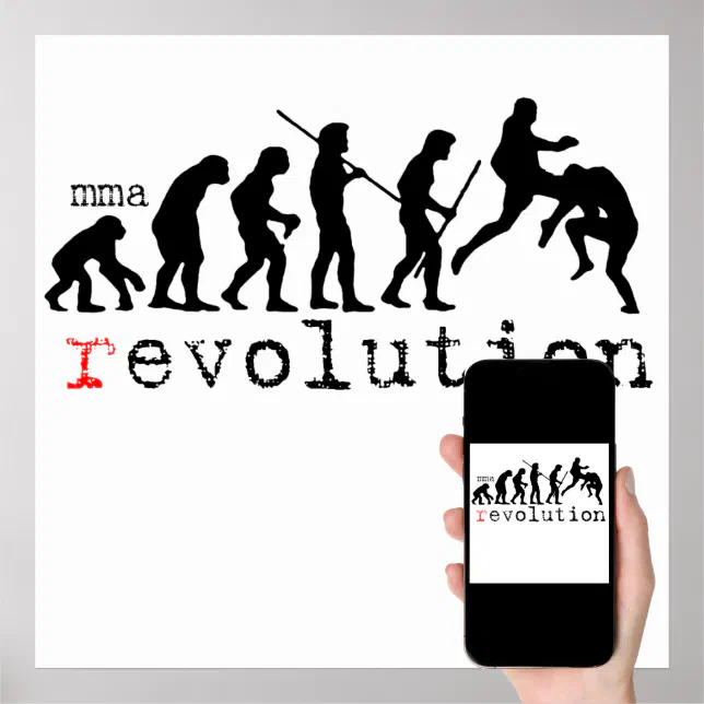 mma (r)evolution chart Poster Print | Zazzle