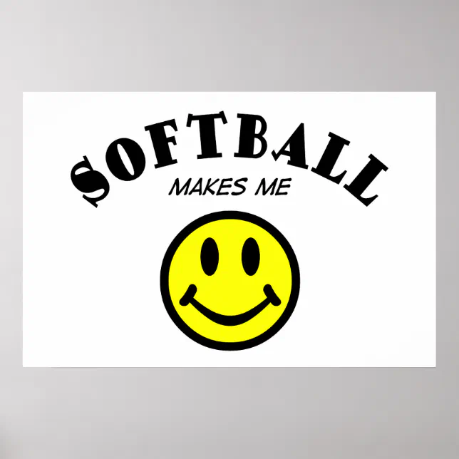 MMS: Softball Poster | Zazzle