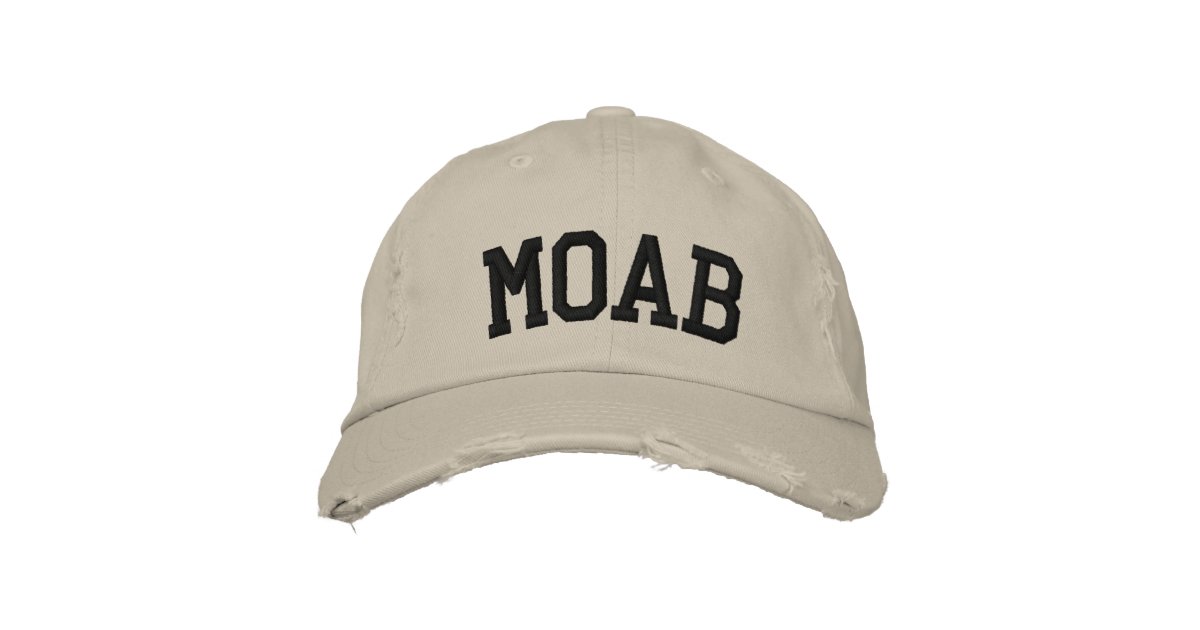 Moab Embroidered Hat | Zazzle