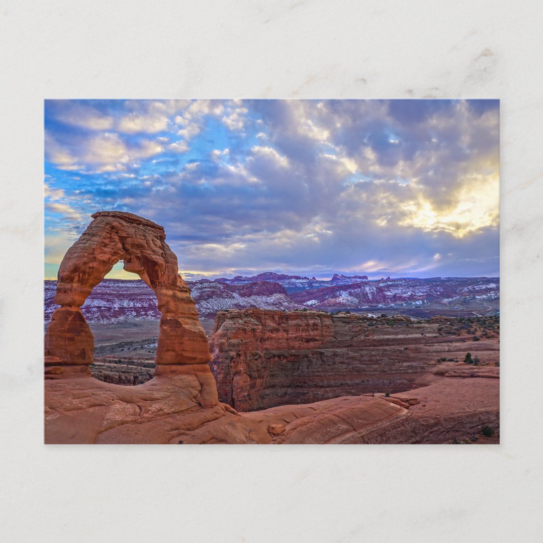 Moab Utah - Delicate arch - Post Card | Zazzle