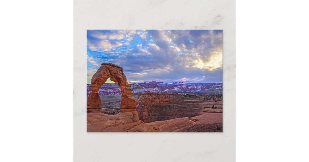 Moab Utah - Delicate arch - Post Card | Zazzle