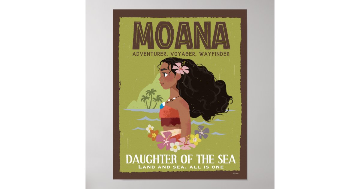 Moana | Adventurer, Voyager, Wayfinder Poster | Zazzle