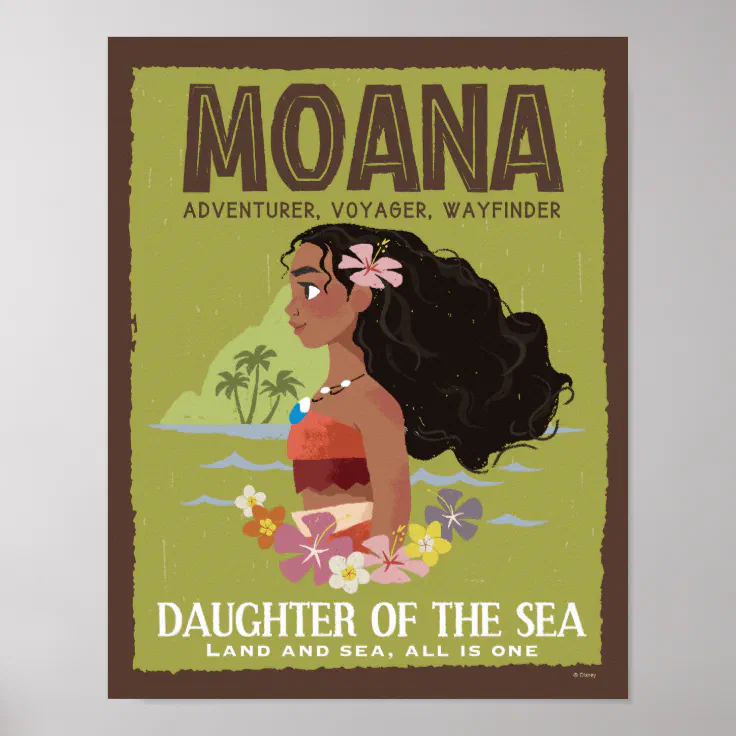 Moana | Adventurer, Voyager, Wayfinder Poster | Zazzle