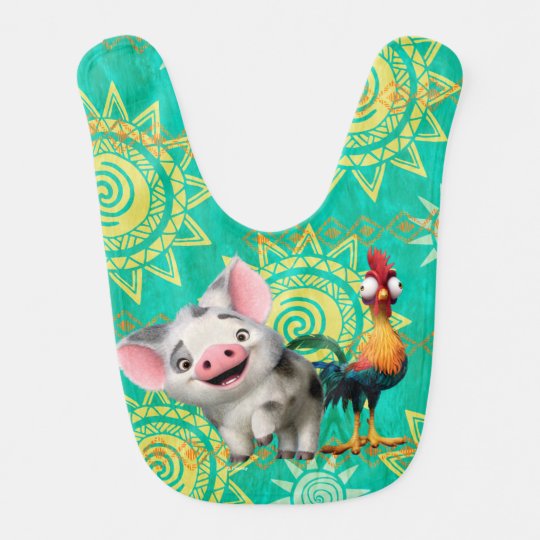 Moana | First Mate & Top Rooster Bib | Zazzle.com