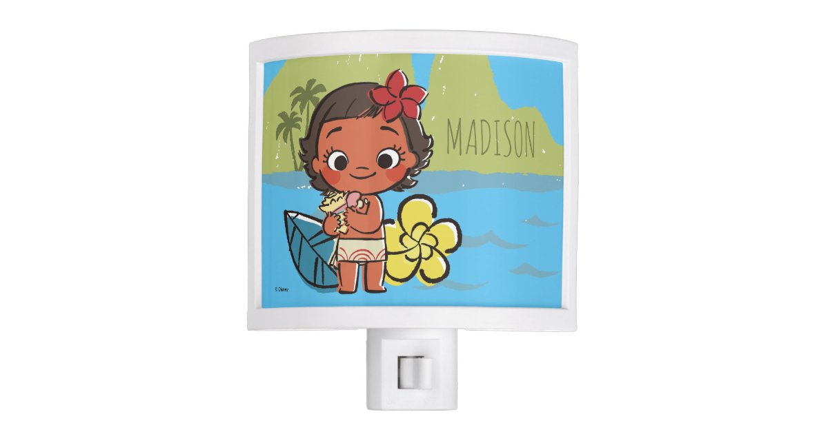 Moana | Island Daughter Night Light | Zazzle