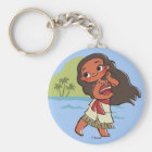 Moana | Vintage Island Girl Keychain | Zazzle.com