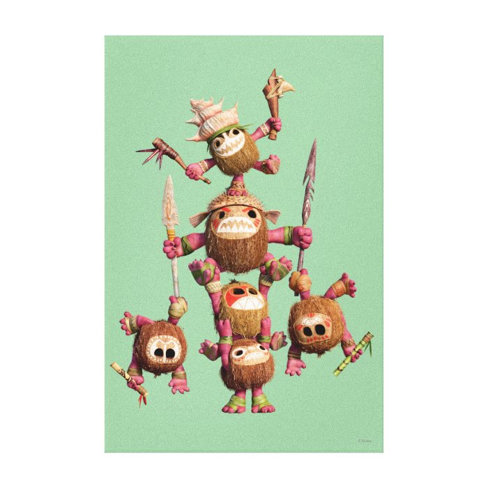 Moana | Kakamora - Coconut Creatures Canvas Print | Zazzle