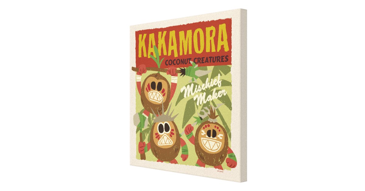 Moana | Kakamora - Coconut Creatures Canvas Print | Zazzle