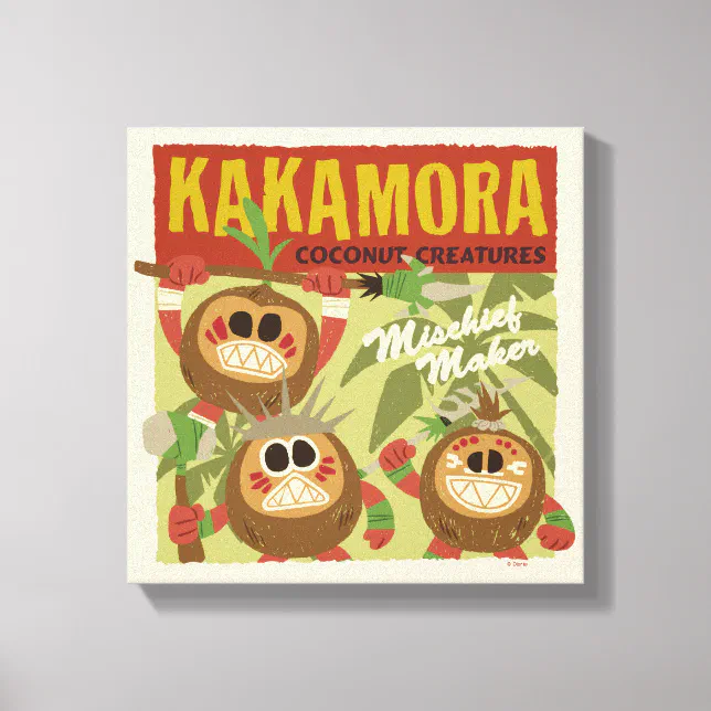 Moana | Kakamora - Coconut Creatures Canvas Print | Zazzle