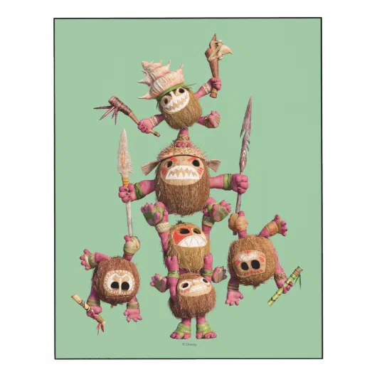 Moana | Kakamora - Coconut Pirates Wood Wall Art | Zazzle