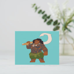 Moana | Maui - Hook Has The Power Postcard | Zazzle