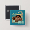 Moana | Maui - Original Trickster Pinback Button | Zazzle