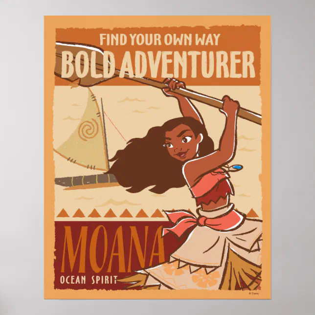 Moana | Ocean Spirit Poster | Zazzle