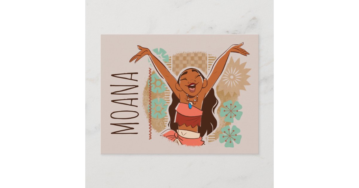 Moana | One With The Waves Postcard | Zazzle