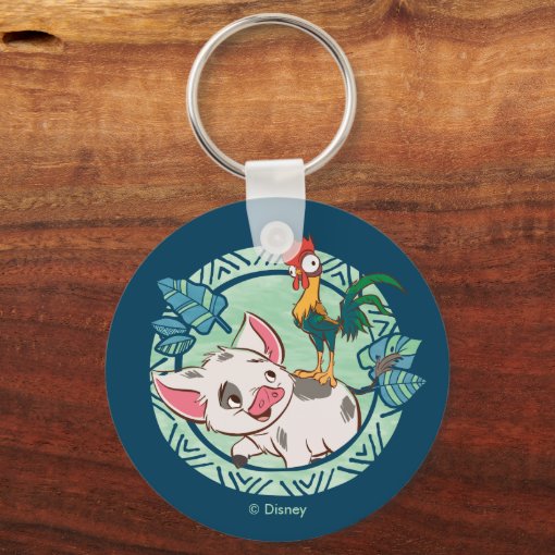 Moana | Pua & Heihei Voyagers Keychain | Zazzle