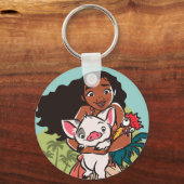 Moana | Pua & Heihei - Voyagers Keychain | Zazzle