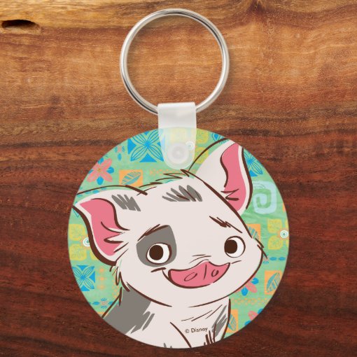 Moana | Pua - I'm No Bacon Keychain | Zazzle