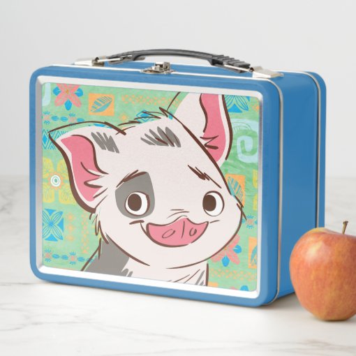 Moana | Pua - I'm No Bacon Metal Lunch Box | Zazzle