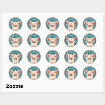 Moana | Pua The Pig Classic Round Sticker | Zazzle