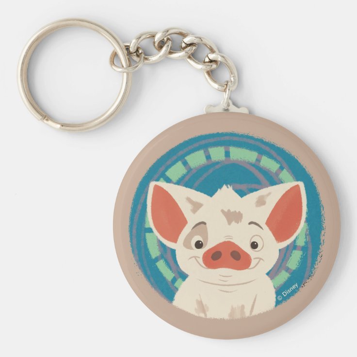 Moana | Pua The Pig Keychain | Zazzle