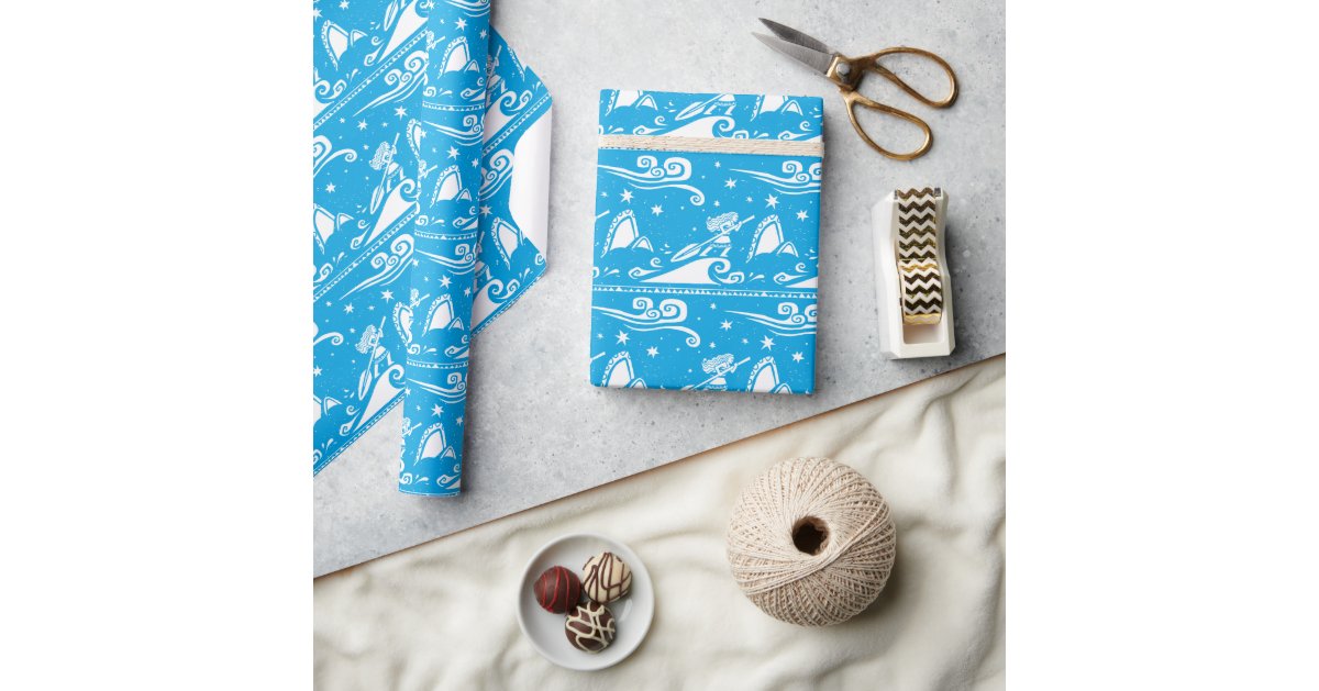 Moana | Sail By The Stars - Pattern Wrapping Paper | Zazzle