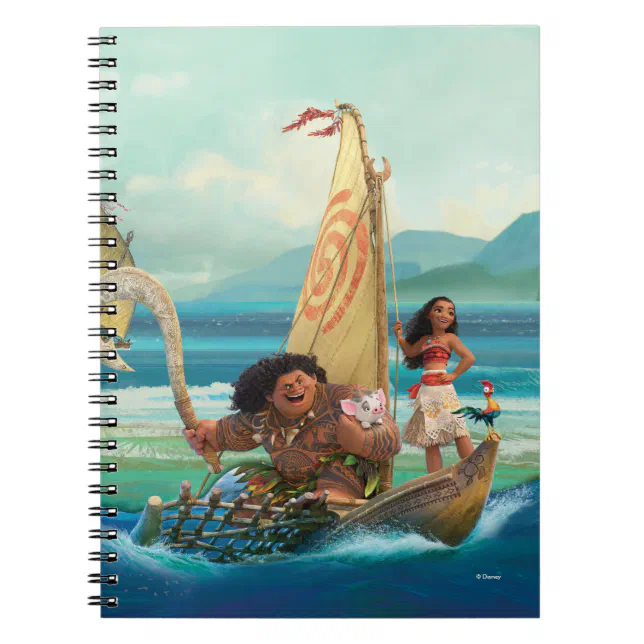 Moana | Set Your Own Course Notebook | Zazzle