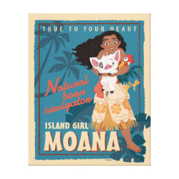 Moana | True to Your Heart Canvas Print | Zazzle