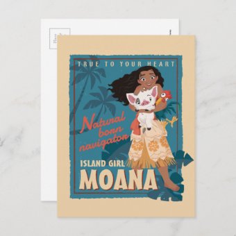 Moana | True to Your Heart Postcard | Zazzle