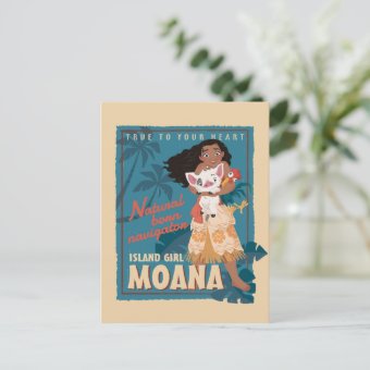 Moana | True to Your Heart Postcard | Zazzle