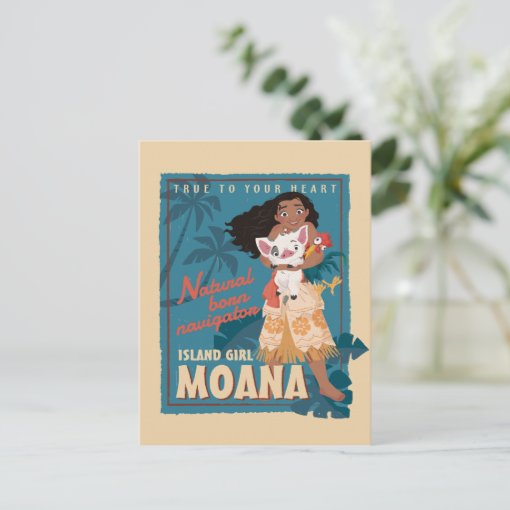 Moana | True to Your Heart Postcard | Zazzle