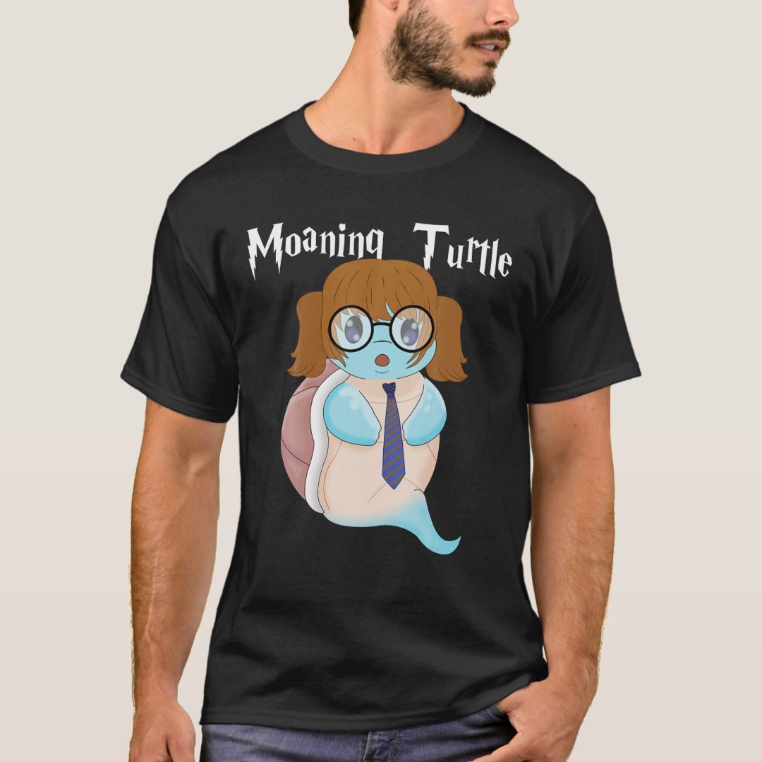 Moaning Turtle Cute Magic Moaning Myrtle Ghost Fun T-Shirt | Zazzle