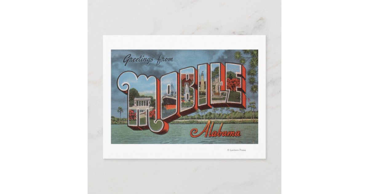 Mobile, Alabama (River Scene) Postcard | Zazzle