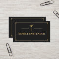 Mobile Bartender QR Code Professional Business Card | Zazzle