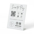 Mobile Checkout Scan QR Code Sign Small Business | Zazzle